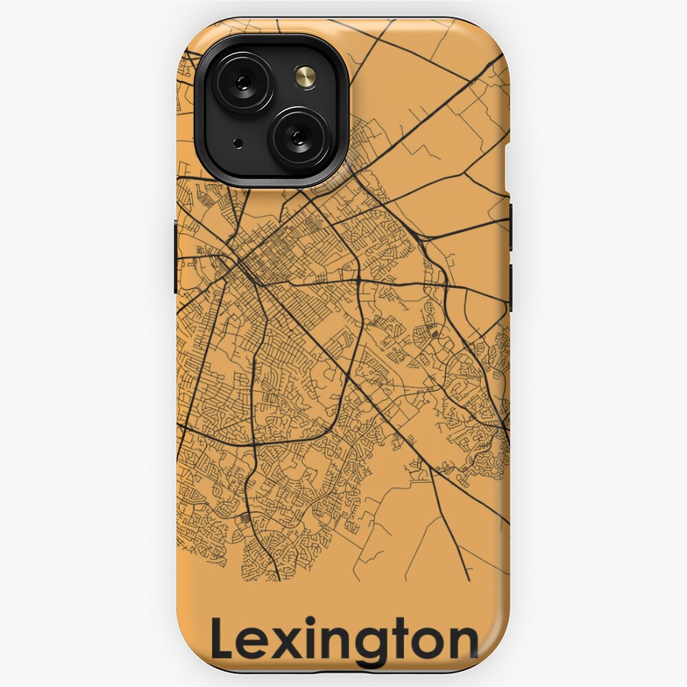 "City Road Map of Lexington, Kentucky, USA" Sticker for Sale by ...