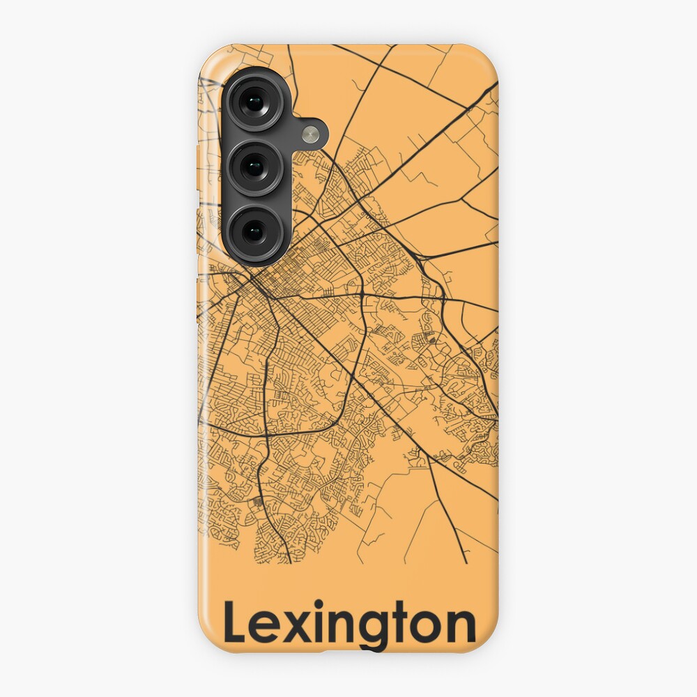 "City Road Map of Lexington, Kentucky, USA" Sticker for Sale by ...