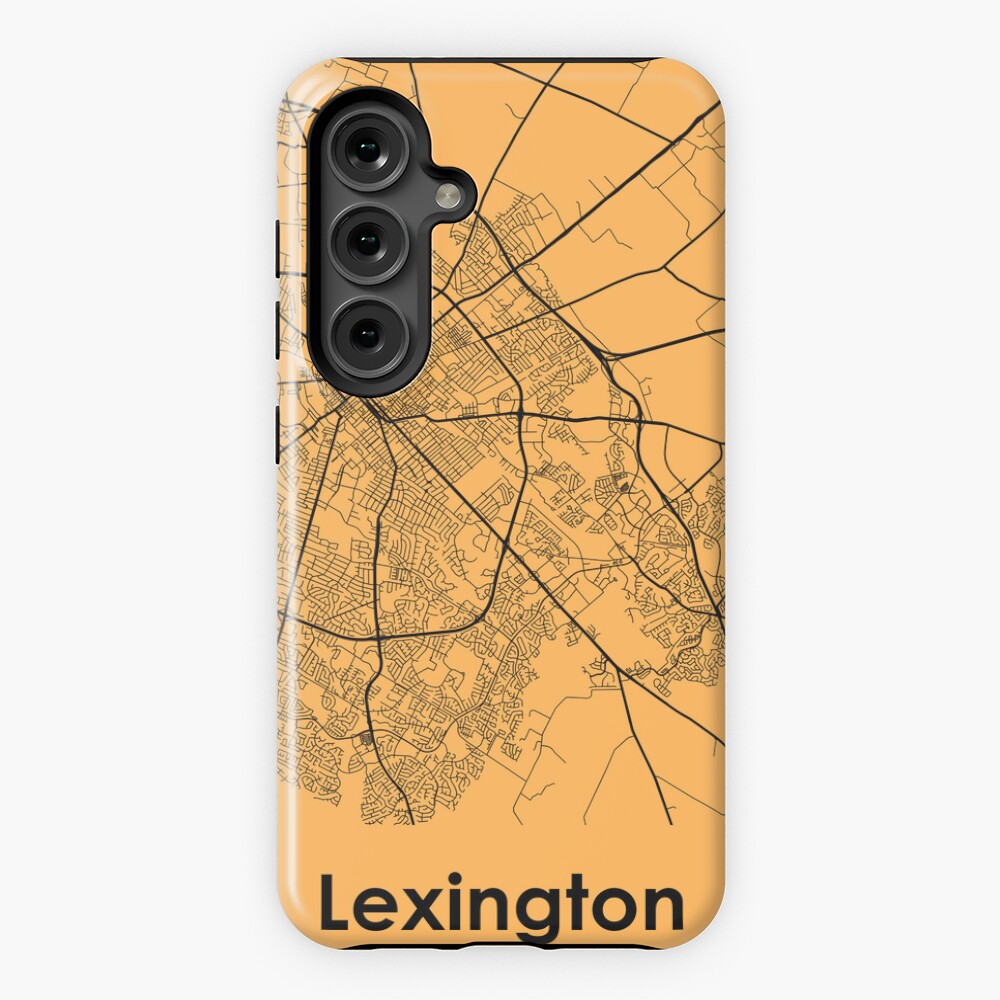 "City Road Map of Lexington, Kentucky, USA" Sticker for Sale by ...