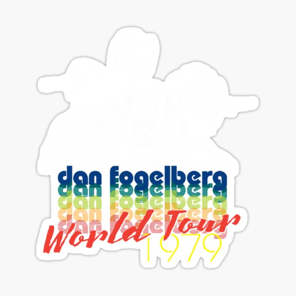 "Dan music Fogelberg World Tour 1979" Sticker for Sale by wolskygarr ...