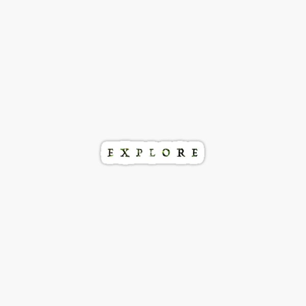 "Explore" Sticker for Sale by emrapper | Redbubble