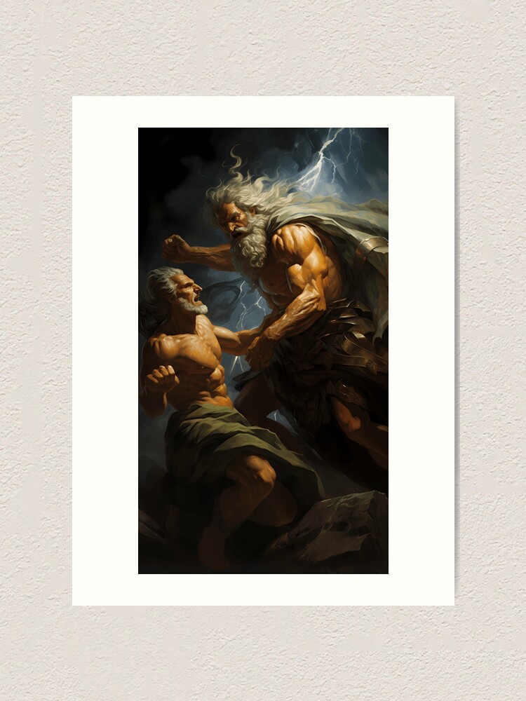 Cronus Greek God Drawing