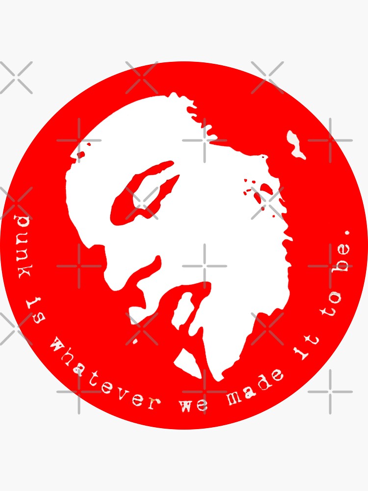 "D Boon sticker - punk is whatever we made it to be" Sticker for Sale ...