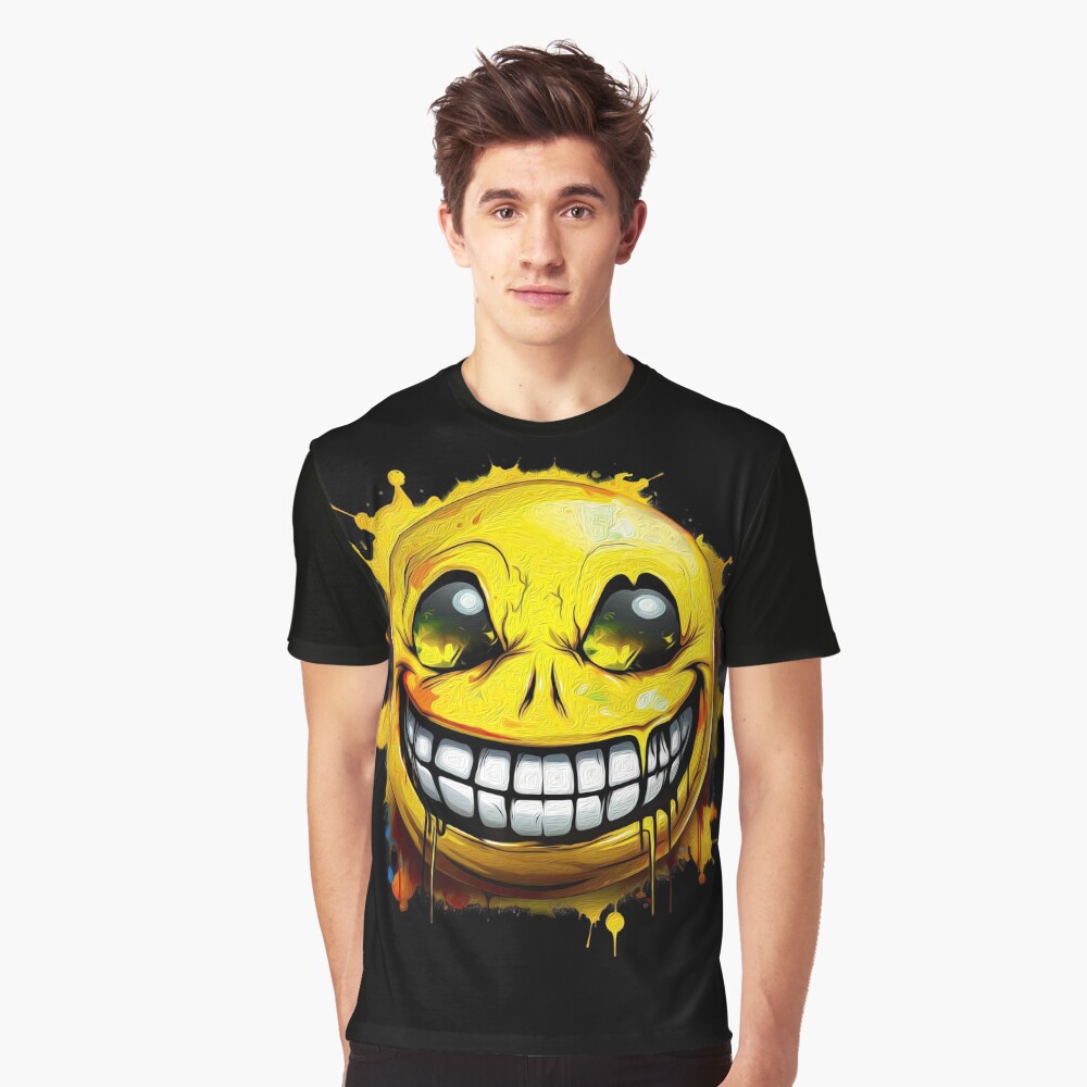 "Zombie Smiley Face Emoji" Sticker for Sale by OlmArtify | Redbubble