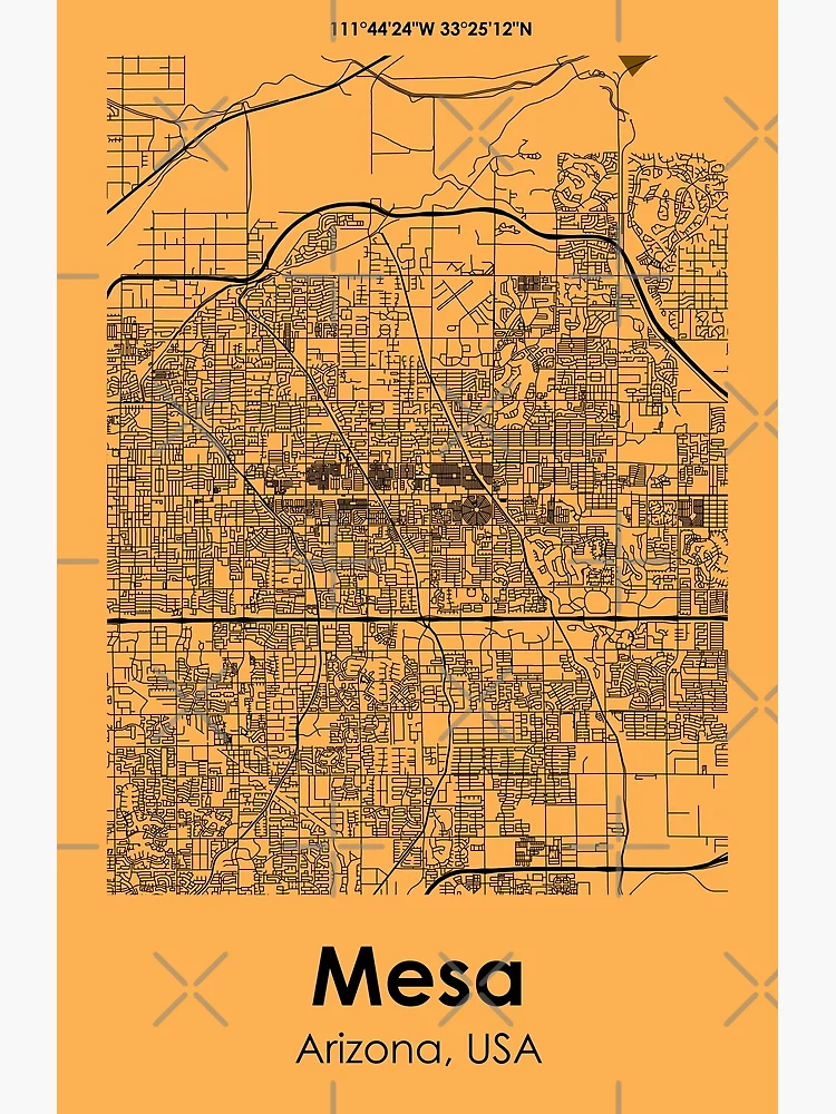 Street Map Mesa Arizona