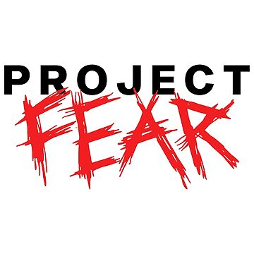 "project fear merch project fear" Sticker for Sale by charlien-art ...