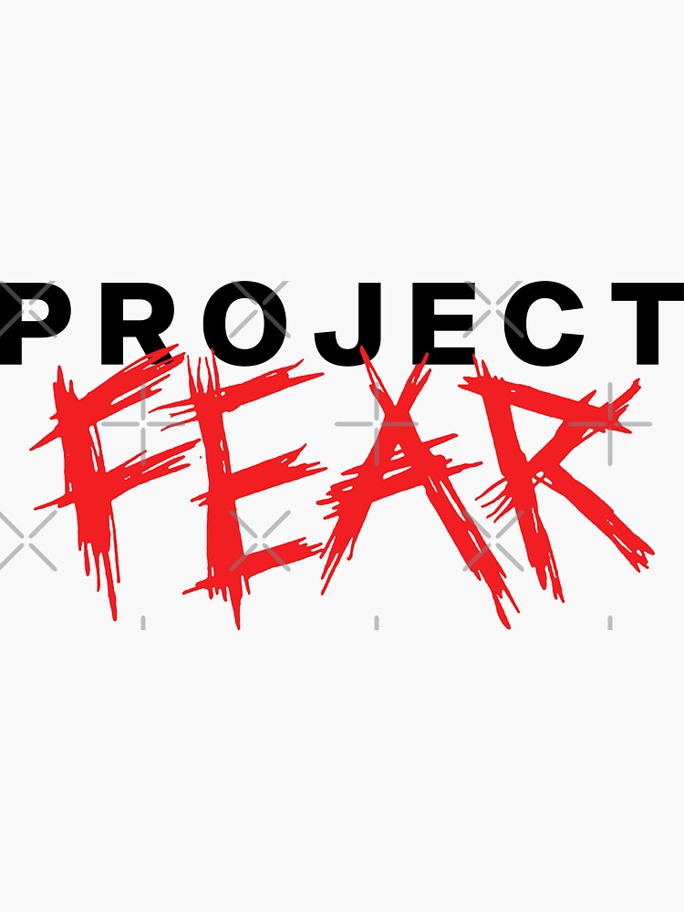 "project fear merch project fear" Sticker for Sale by charlien-art ...