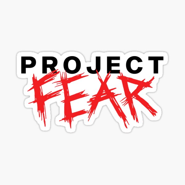 "project fear merch project fear" Sticker for Sale by charlien-art ...