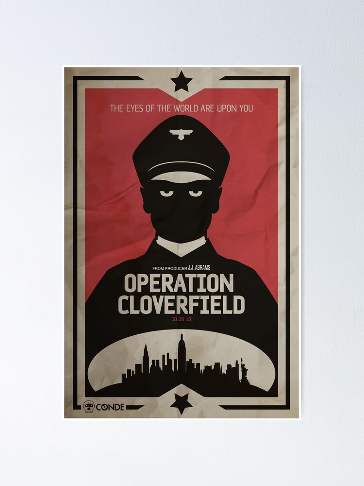 "OPERATION CLOVERFIELD - OVERLORD" Poster for Sale by RedFeatherArt ...