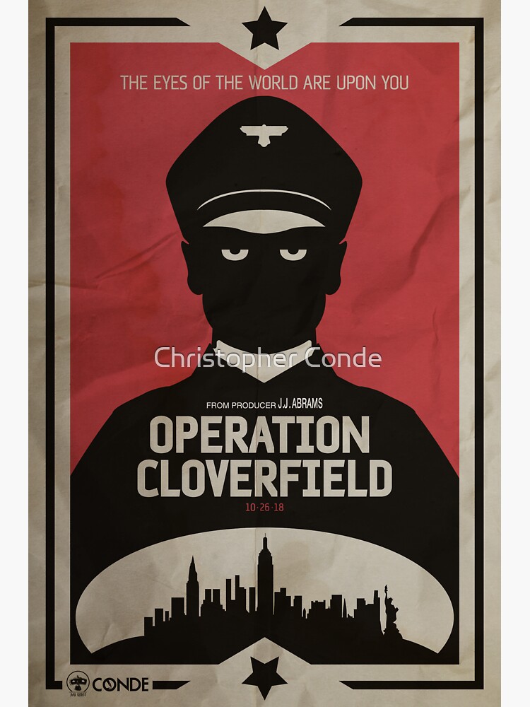 "OPERATION CLOVERFIELD - OVERLORD" Sticker by RedFeatherArt | Redbubble