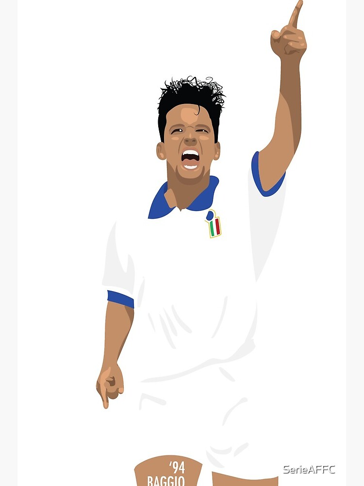 Impression rigide for Sale avec l'œuvre « Roberto Baggio - Légende de l ...