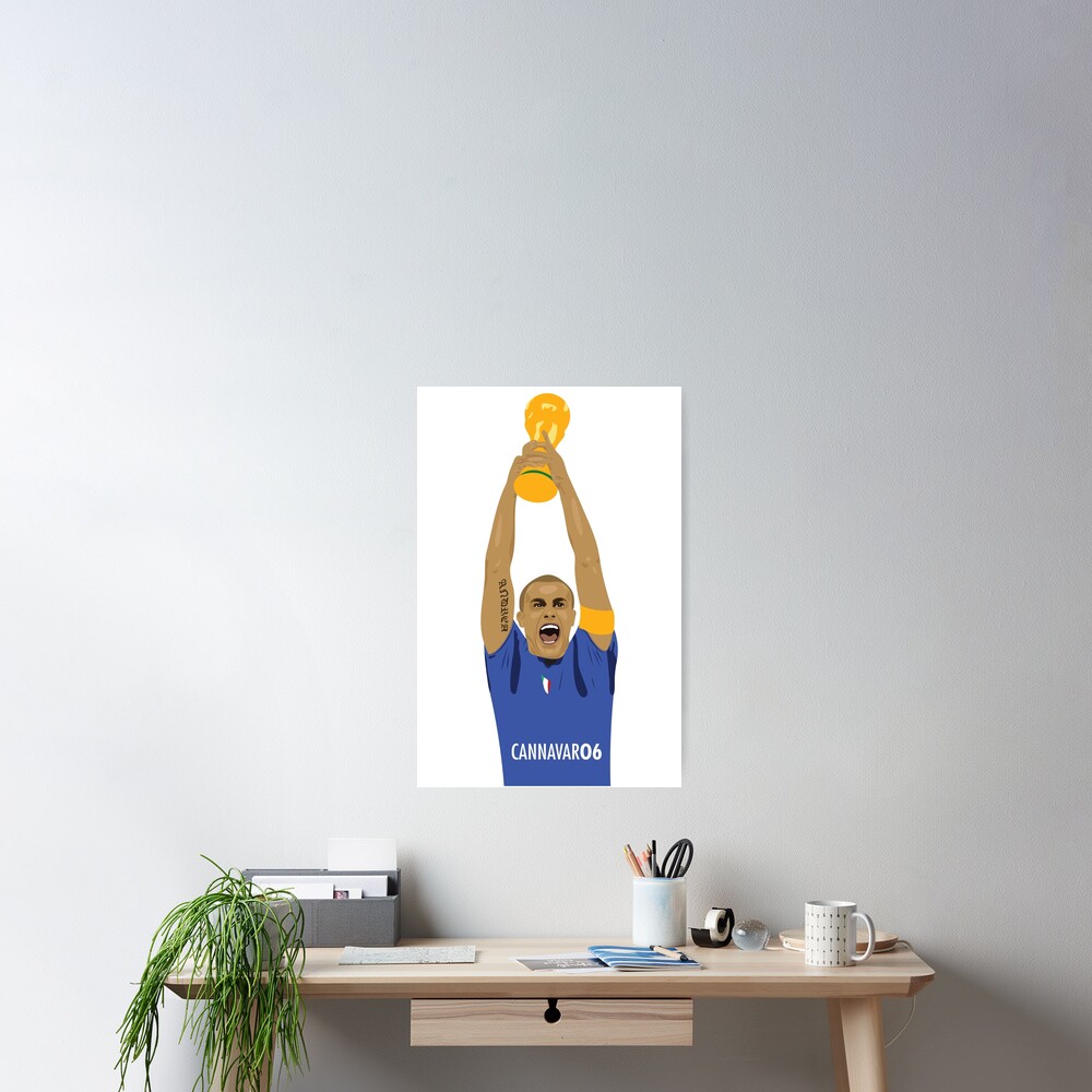 "Fabio Cannavaro - Italy Legend" Poster by SerieAFFC | Redbubble