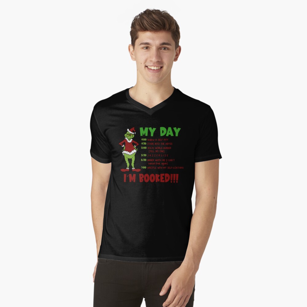 "The Grinch's Busy Schedule" Sticker by charlotte-print | Redbubble