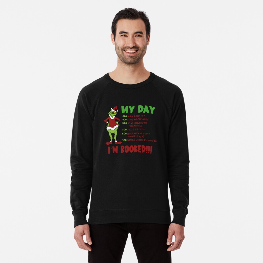 "The Grinch's Busy Schedule" Sticker by charlotte-print | Redbubble