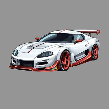 "Artistic Race Car Japanese Sport Car Racing Car Painting Drawing ...