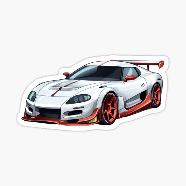 "Artistic Race Car Japanese Sport Car Racing Car Painting Drawing ...