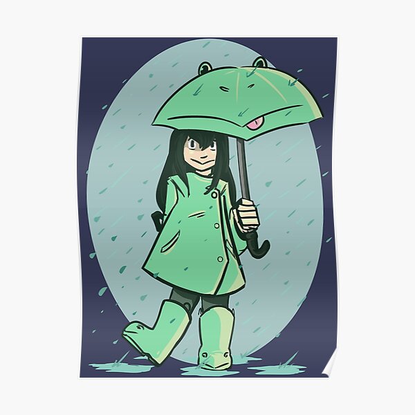 "rainy season hero froppy" Poster by ink-pocket | Redbubble