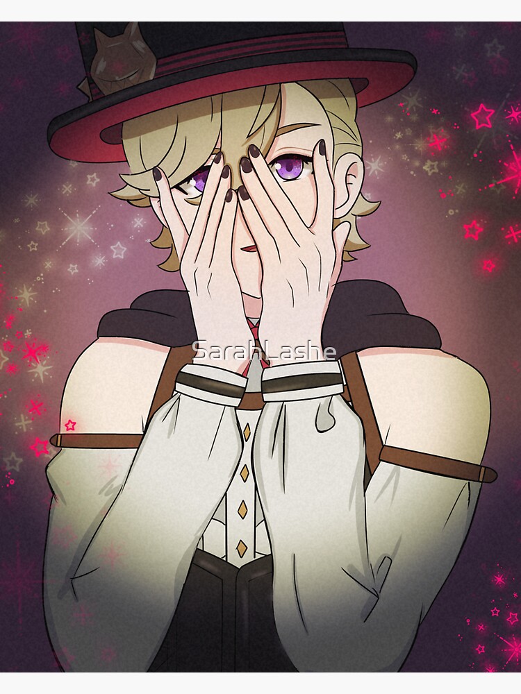 "Lyney" Sticker for Sale by SarahLashe | Redbubble