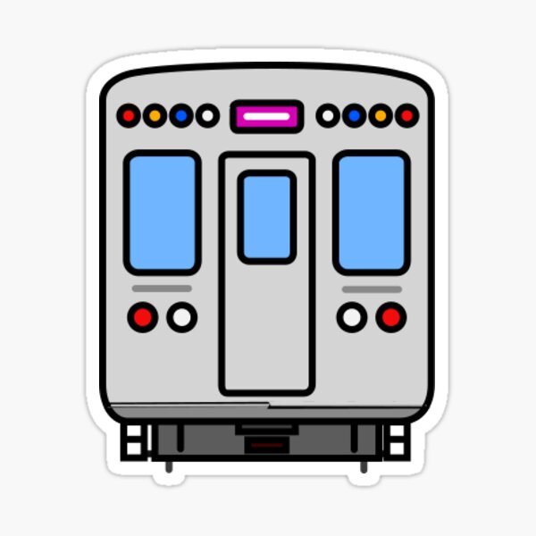 "Chicago Subway" Sticker for Sale by YogiTransit | Redbubble