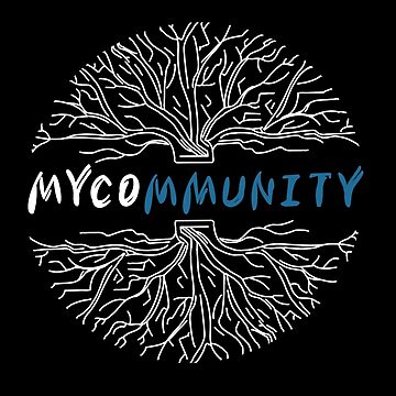 "MycoMmunity Logo" Sticker for Sale by PapaDuck74 | Redbubble