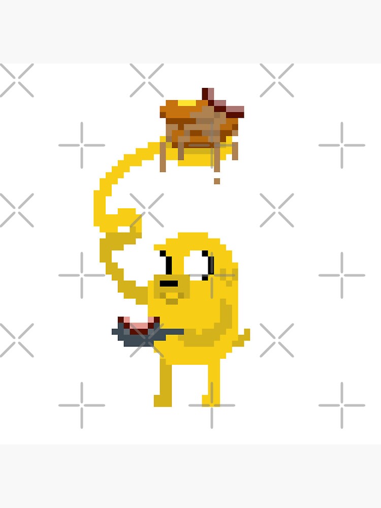 Jake From Adventure Time Pixel Art