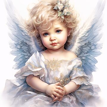 Sticker for Sale mit "Süßer kleiner Engel" von shadowalice | Redbubble