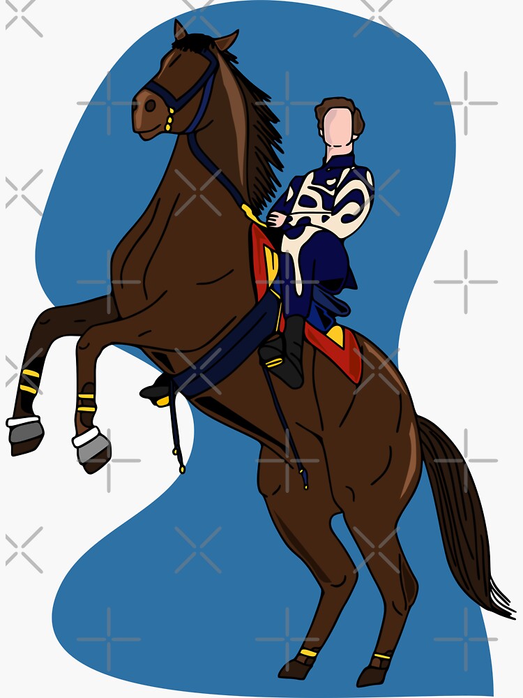 "Harry styles daylight mv,horse no 6" Sticker for Sale by Tinybluebird ...