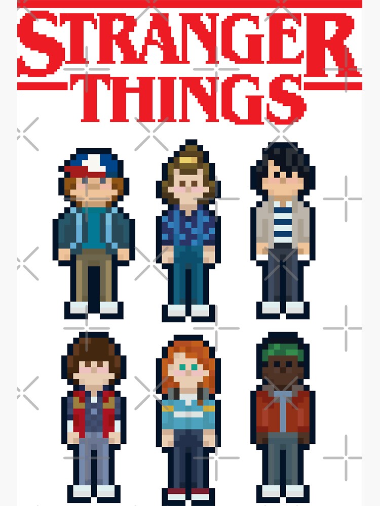 Stranger Things Pixel SVG, Stranger Things Character SVG,, 46% OFF
