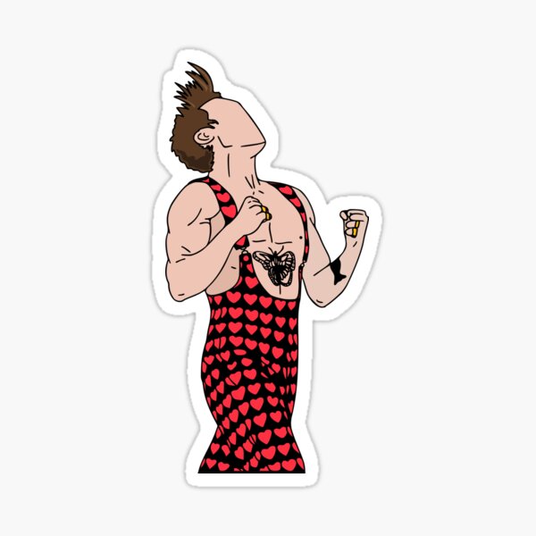 "Harry styles live red" Sticker for Sale by Tinybluebird | Redbubble
