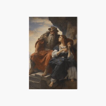 "Cronus and Rhea" Art Board Print for Sale by TalosGallery | Redbubble