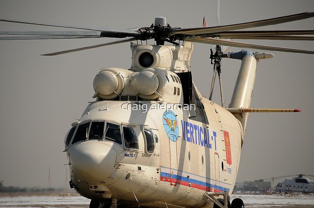 "MI-26 Monster Helicopter" by craig siepman | Redbubble