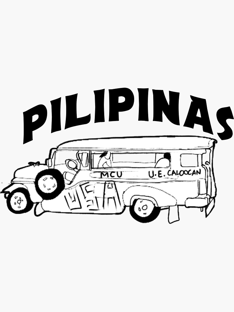 "Philippine Jeepney" Sticker for Sale by digitalstation | Redbubble