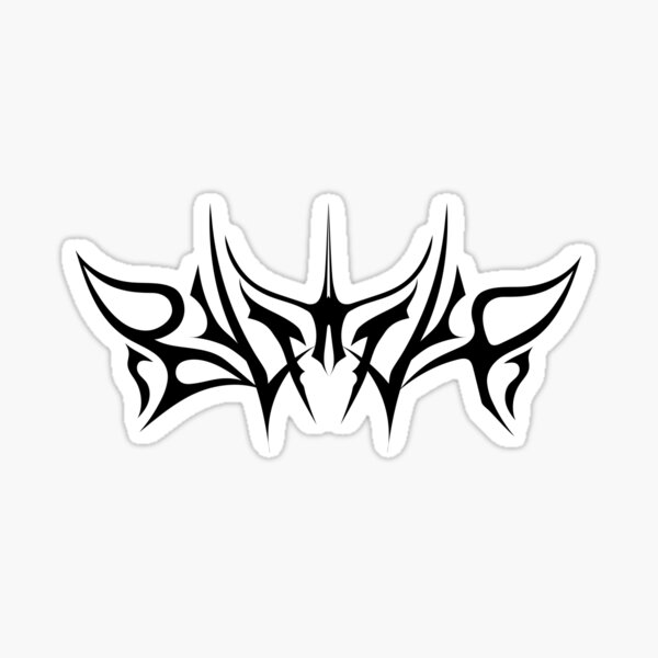 "bilmuri merch bilmuri logo" Sticker for Sale by charlien-art | Redbubble