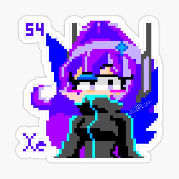 "Elemenergy Co.- Xenon Pixelated" Sticker by elemental54 | Redbubble