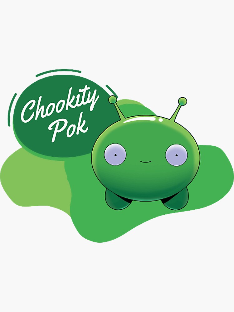 "Mooncake chookity-pok Final Tv Space design" Sticker for Sale by ...