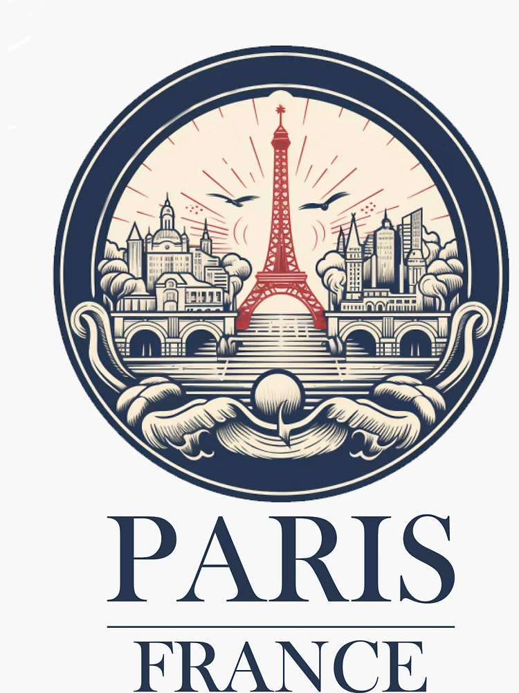 Paris Miniature Logo Miniature Paris Icon Black And White Stock Photos