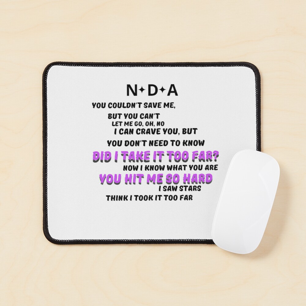 "NDA song sticker" Sticker for Sale by Marri0k | Redbubble