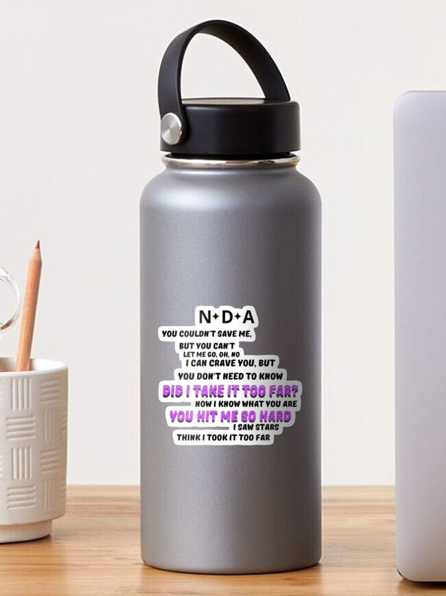 "NDA song sticker" Sticker for Sale by Marri0k | Redbubble