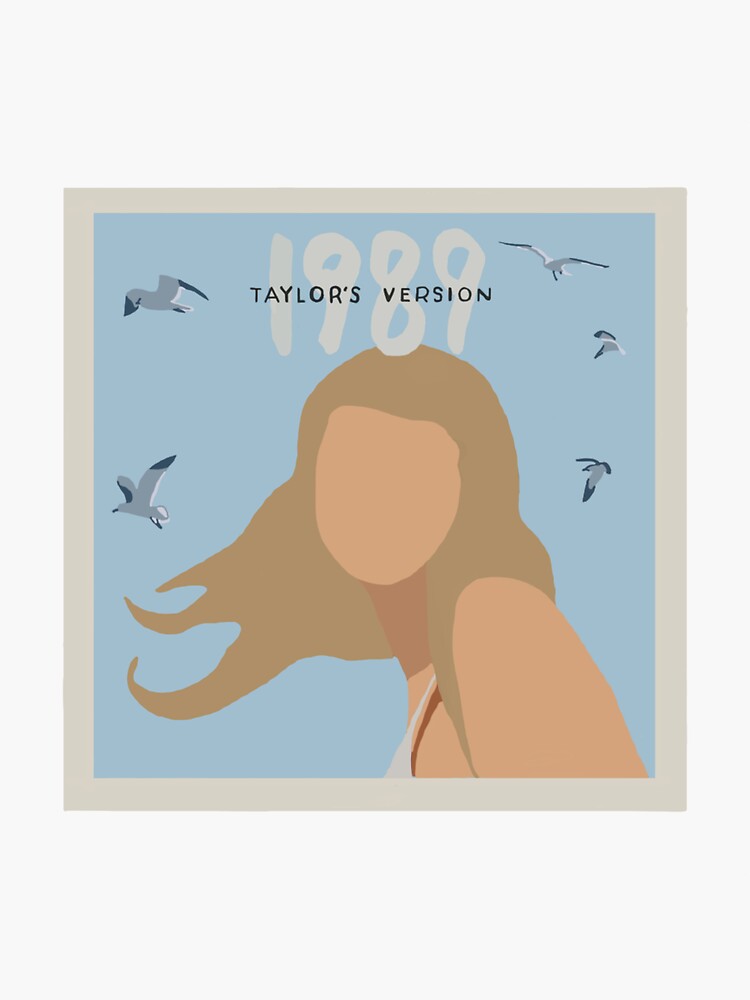 "1989 taylor's version album cover" Sticker for Sale by iluvlana ...