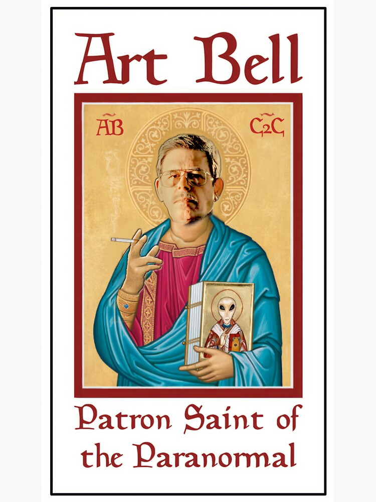 "Art Bell: Patron Saint of The Paranormal" Sticker for Sale by ...
