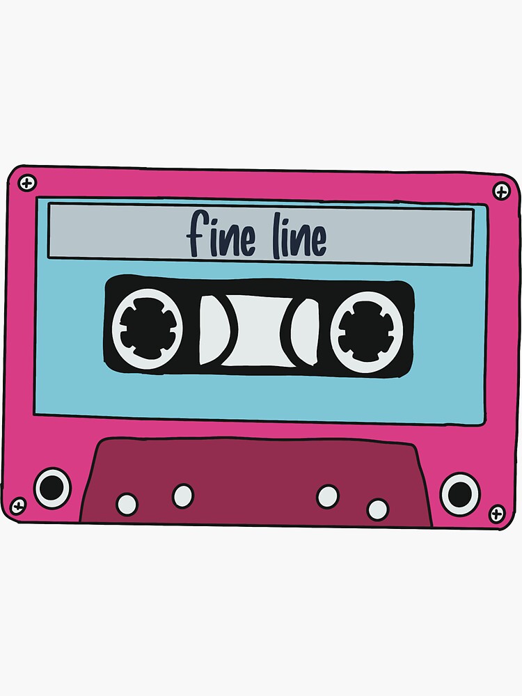 "Fine line" Sticker for Sale by StickerswithTJ | Redbubble