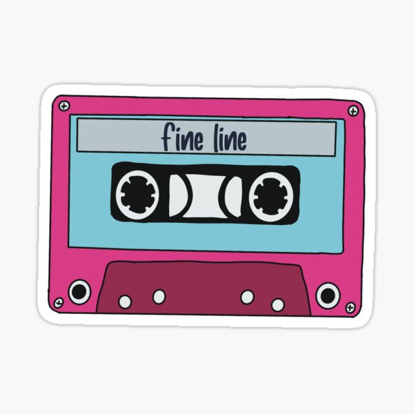 "Fine line" Sticker for Sale by StickerswithTJ | Redbubble