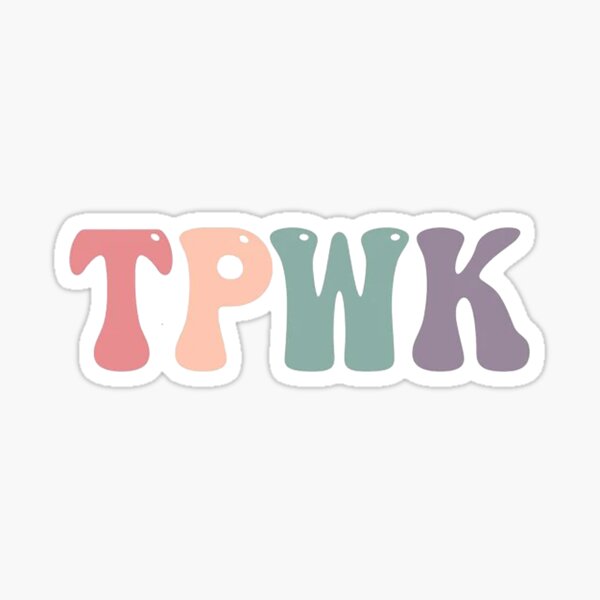 "TPWK Fun Color" Sticker for Sale by teddymour | Redbubble
