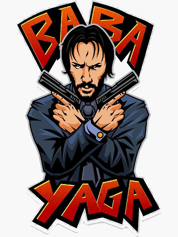 "baba yaga" Sticker for Sale by TerranceBorer | Redbubble