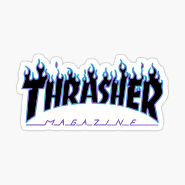 "best of thrasher magazine logo" Sticker for Sale by neptuuraa | Redbubble