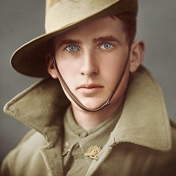 "Australian soldier war portrait" Photographic Print for Sale by Wesley ...