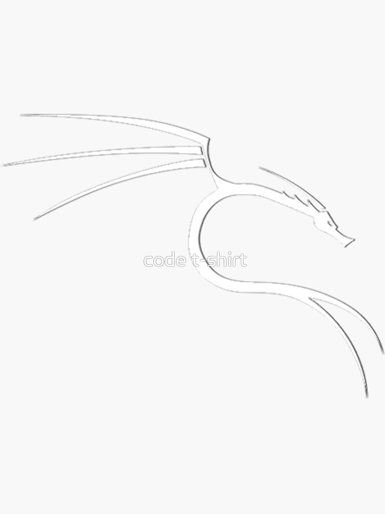 "Kali Linux logo" Sticker for Sale by code t-shirt | Redbubble