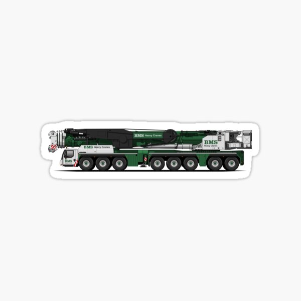 "Heavy Crane 53" Sticker for Sale by Heavy Machinery | Redbubble