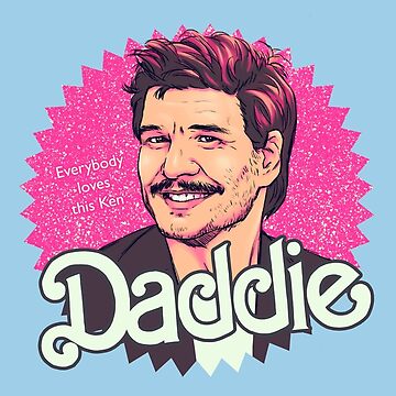 "Daddie Pedro Pascal Barbie Poster Meme" Sticker for Sale by Geekydog ...