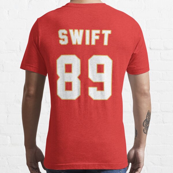 "Swifty 89 Red Team" Essential T-Shirt for Sale by mikec6282 | Redbubble